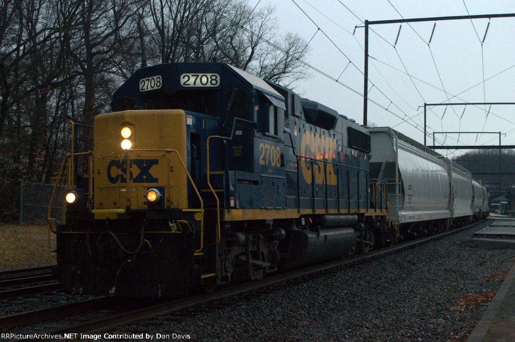 CSX GP38-2 2708 leads C770-14